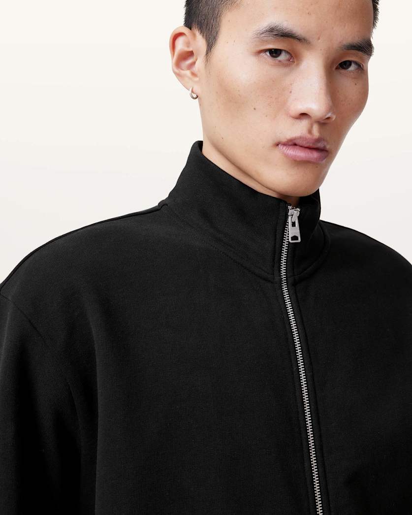 Carson Track Jacket Washed Black | ALLSAINTS